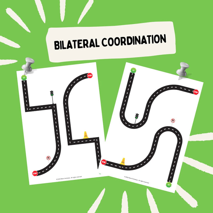 Bilateral Coordination Bundle (Set of 24 Worksheets)