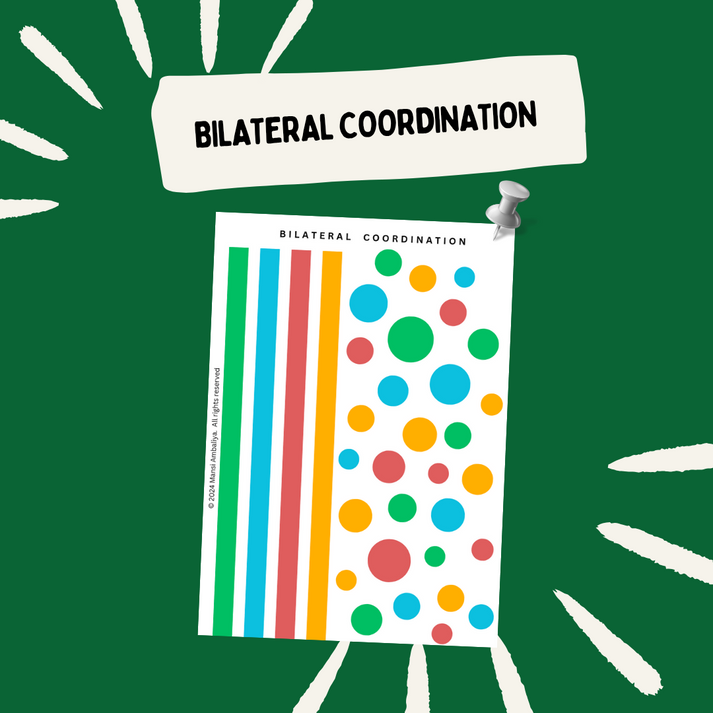 Bilateral Coordination New Worksheet (Digital Download)