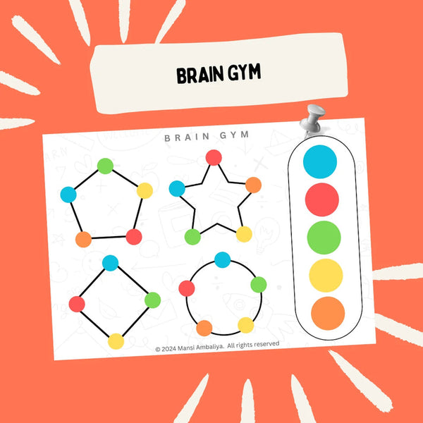 Brain Boosting Exercises – Set of 5 Worksheets (Digital Download)