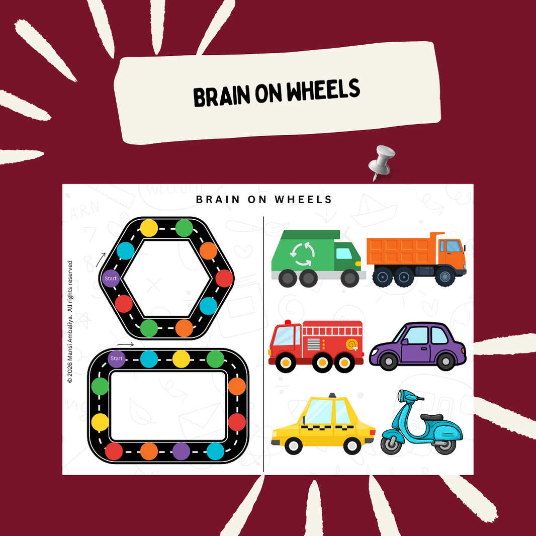 Brain on Wheels Activity for Kids – Rolling Fun to Boost Thinking Skil
