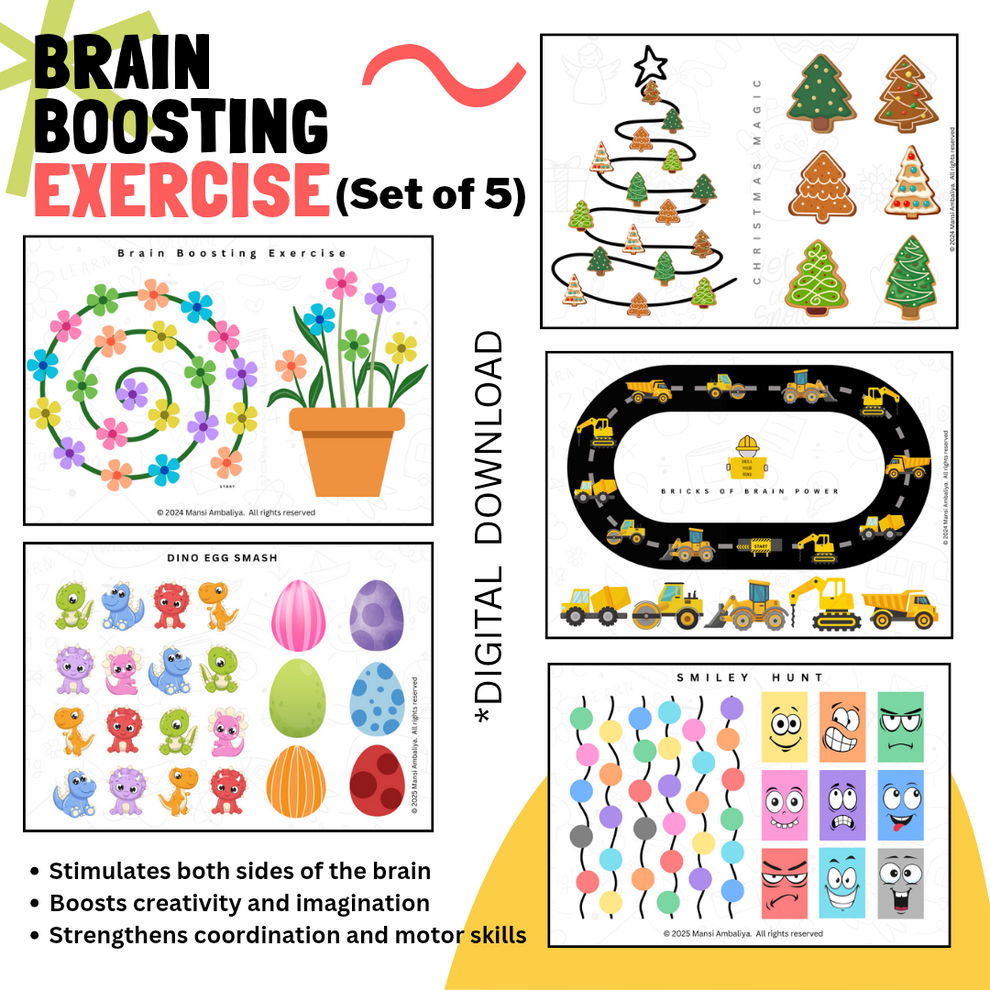 Fun Brain Gym Activity for Kids – Set of 5
