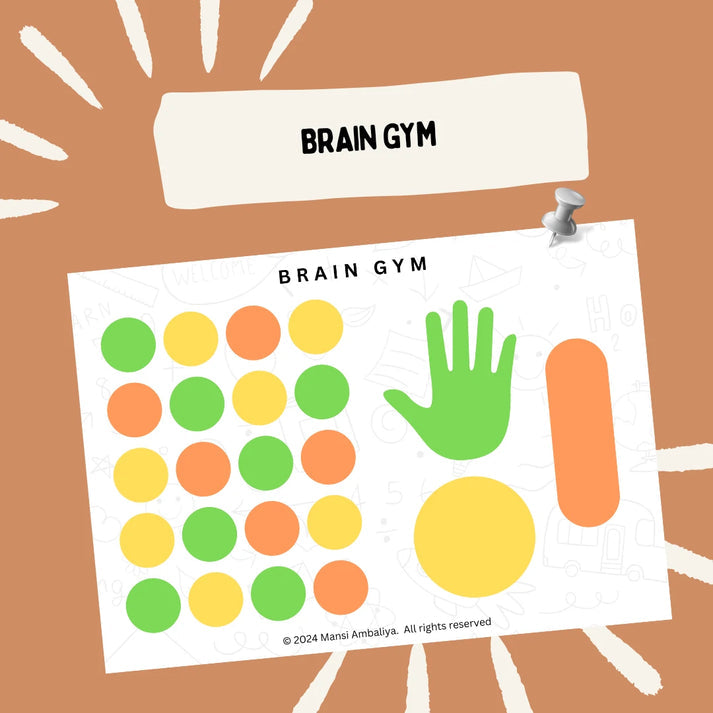 Brain Boosting Exercises – Set of 5 Worksheets (Digital Download)