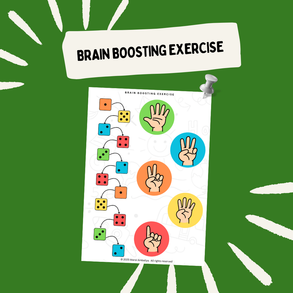 Train the Brain, Sharpen the Focus Worksheet (Digital Download)